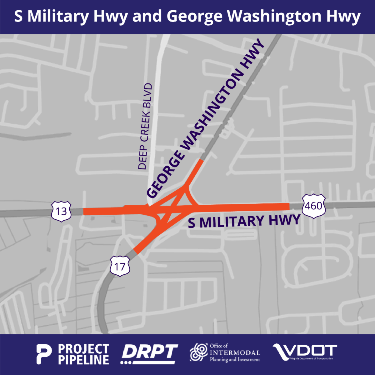 GIVE INPUT ON TWO MILITARY HIGHWAY INTERSECTION PROJECT PIPELINE STUDIES