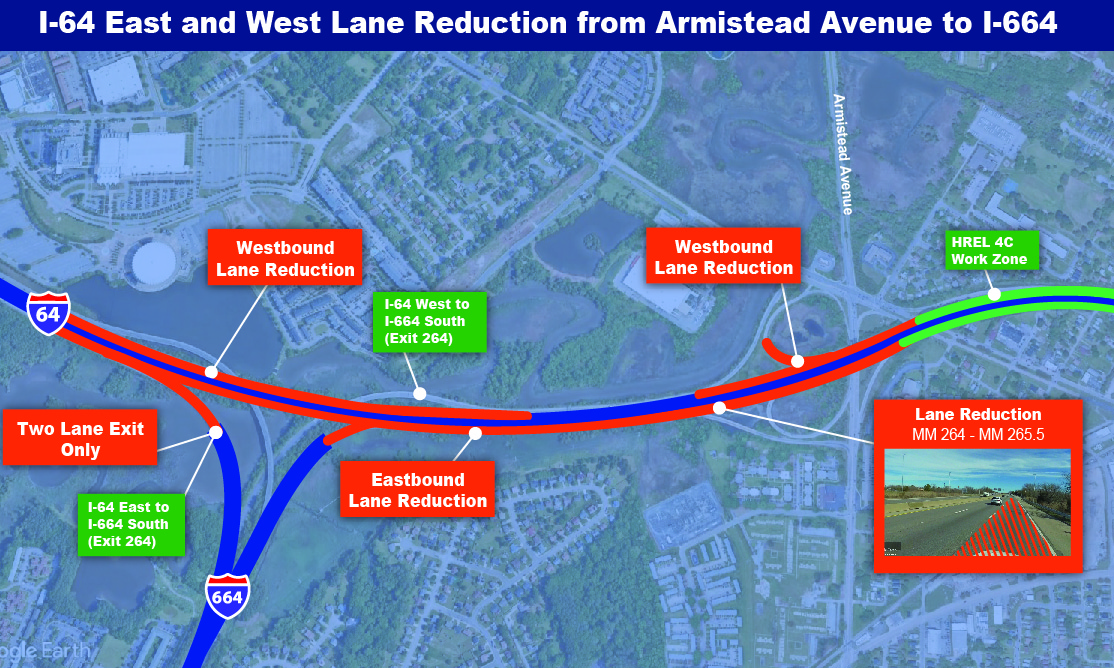 LONG-TERM TRAFFIC SHIFT ON I-64 WEST TO BEGIN FOR EXPRESS LANES HAMPTON ...