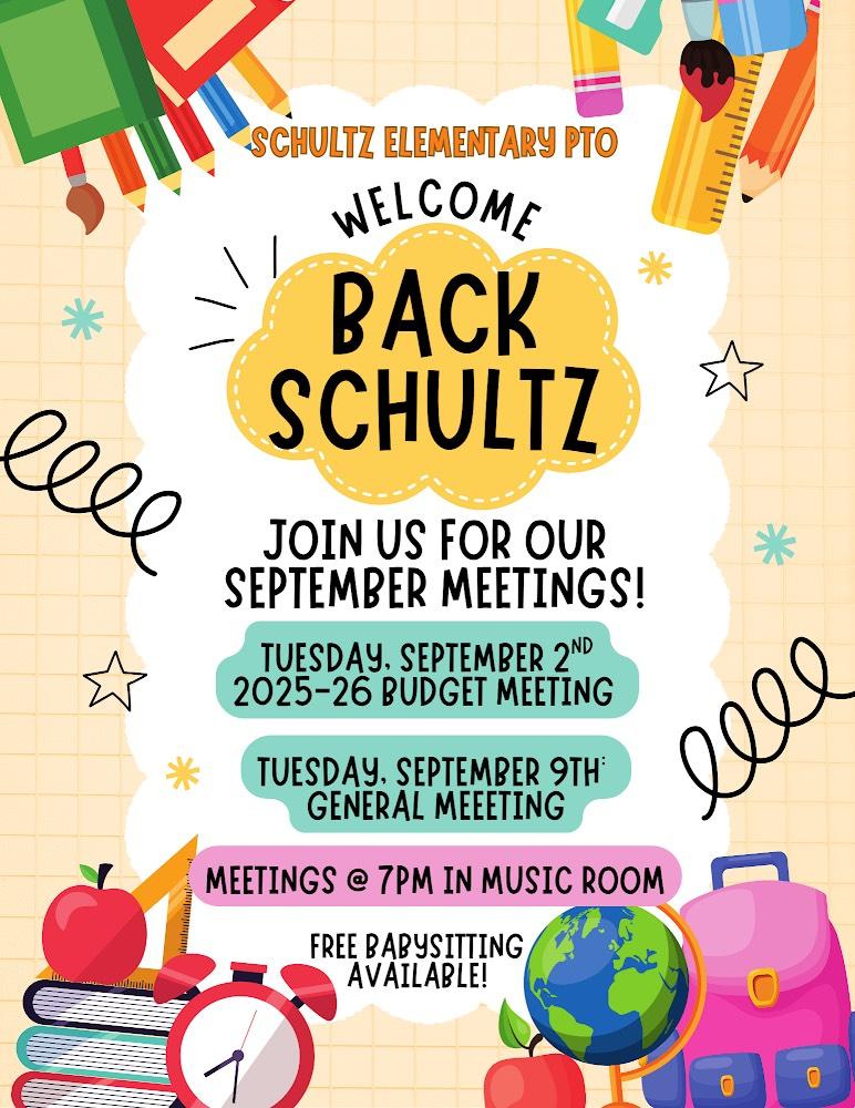 Your Schultz Elementary Newsletter is here!