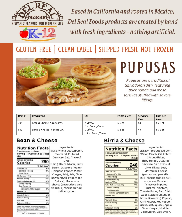 Great Tray: Pupusa Lunch at Burnsville HS