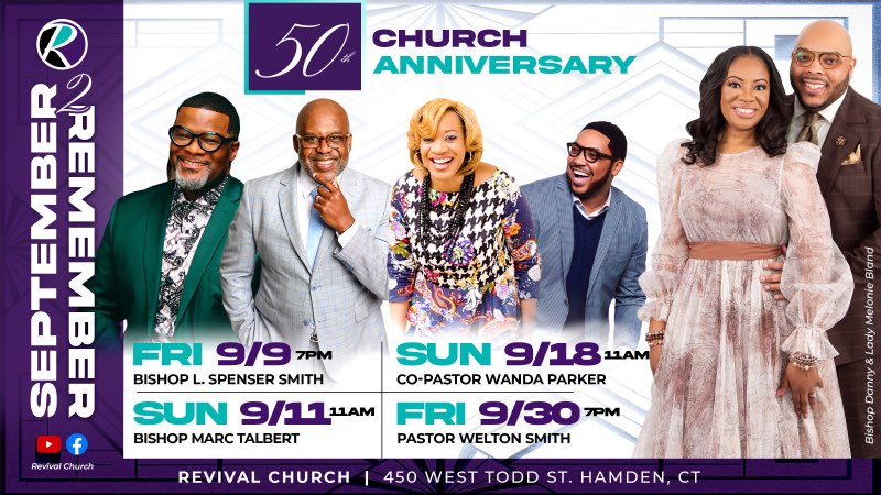 This Friday Bishop Danny Bland has Pastor Welton Smith preaching