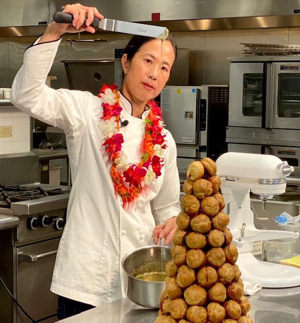 Chef Chang's Mile High Lemon Meringue and Croquembouche