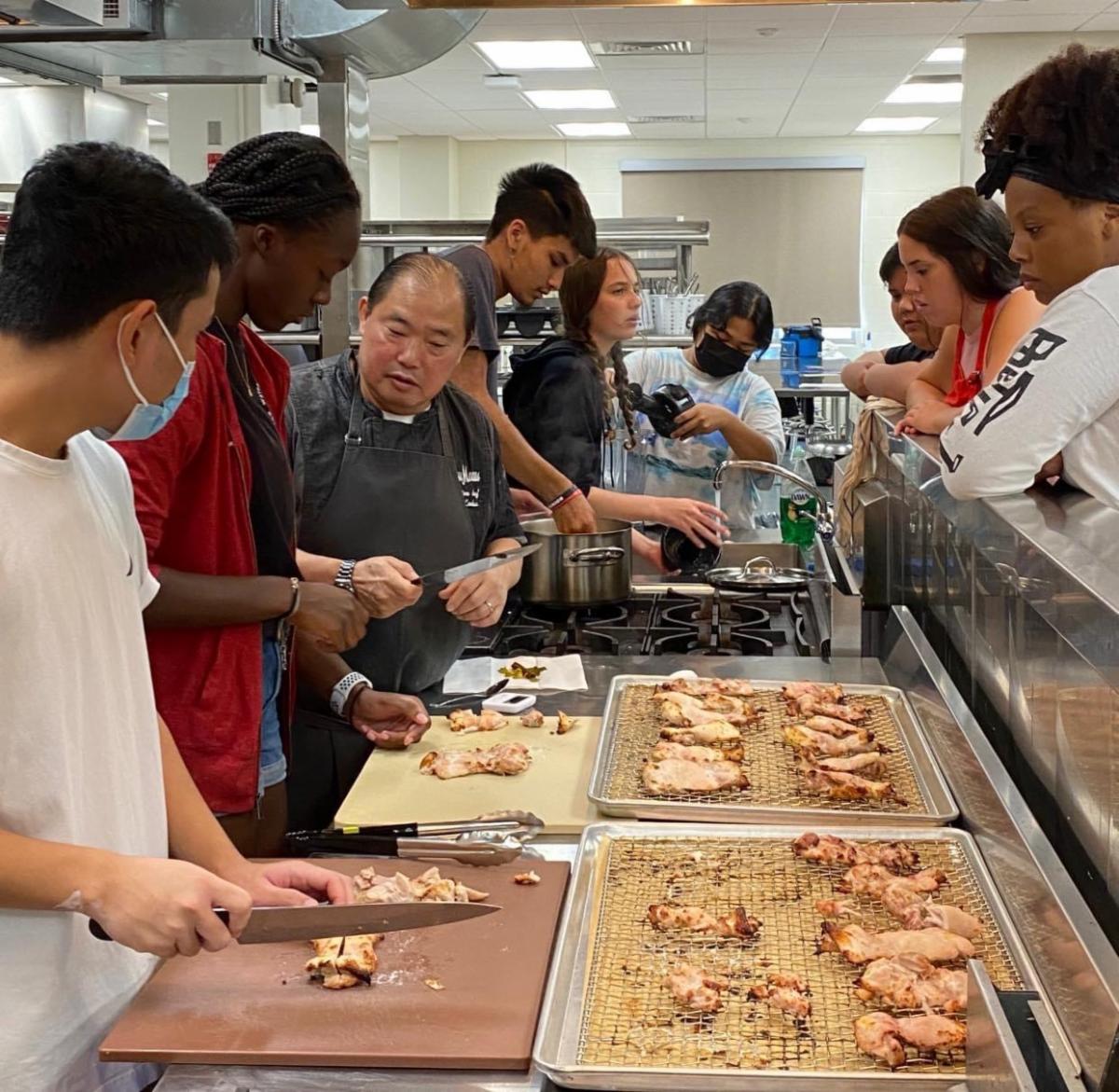Chefs Lance Kosaka, Jose Gonzalez-Maya and Kathy Masunaga