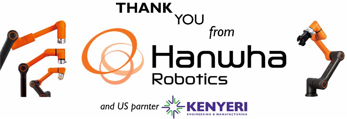 Thanks for Visiting Hanwha Robotics @ IMTS 2024!