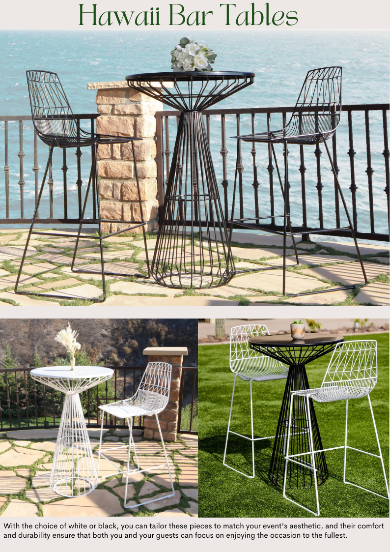 Hawaii Bar Table Captivate Your Guests! 🍸
