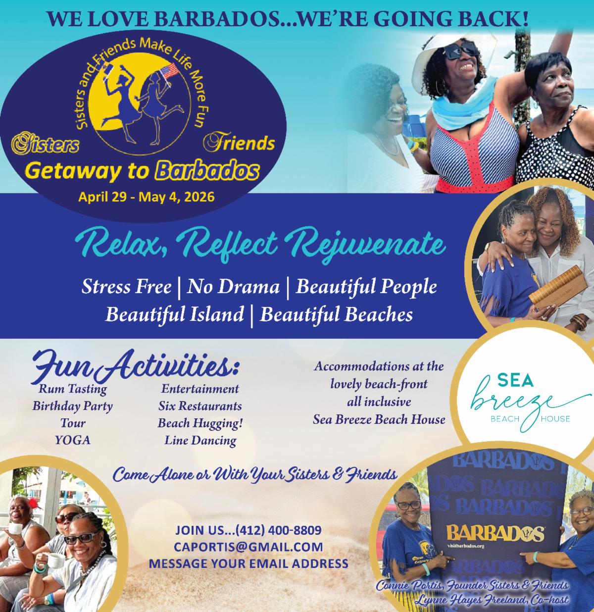 Sisters & Friends Getaway to Barbados