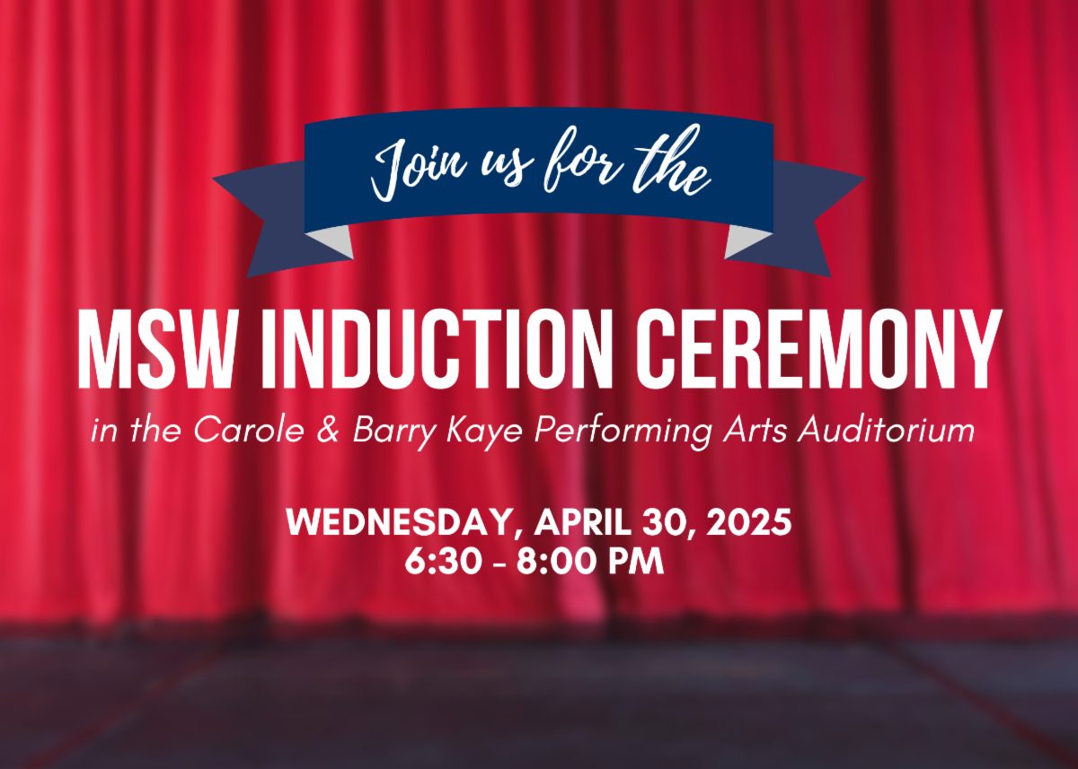 Invitation Enclosed - 2025 MSW Induction Ceremony