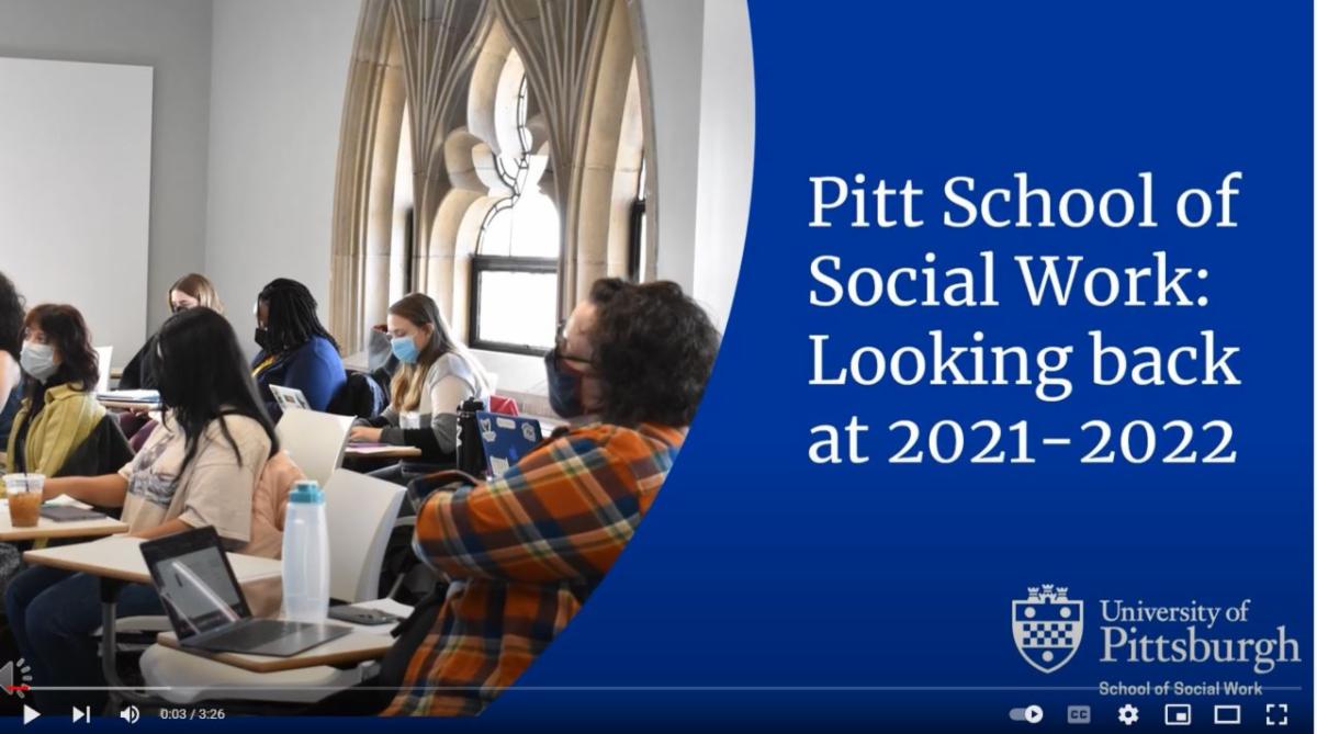 Pitt Social Work Weekly E-blast April 25, 2022