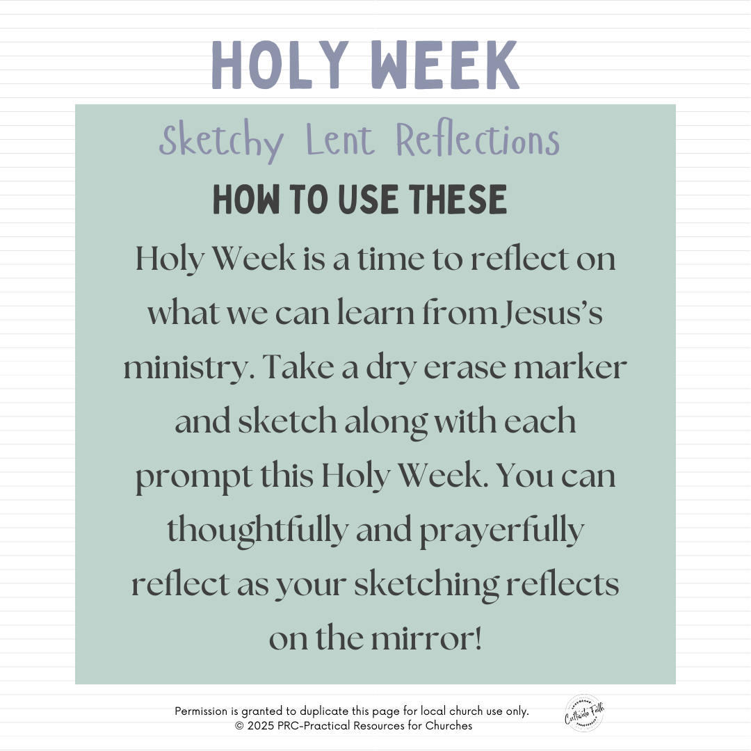 Holy Week and Eastertide resources