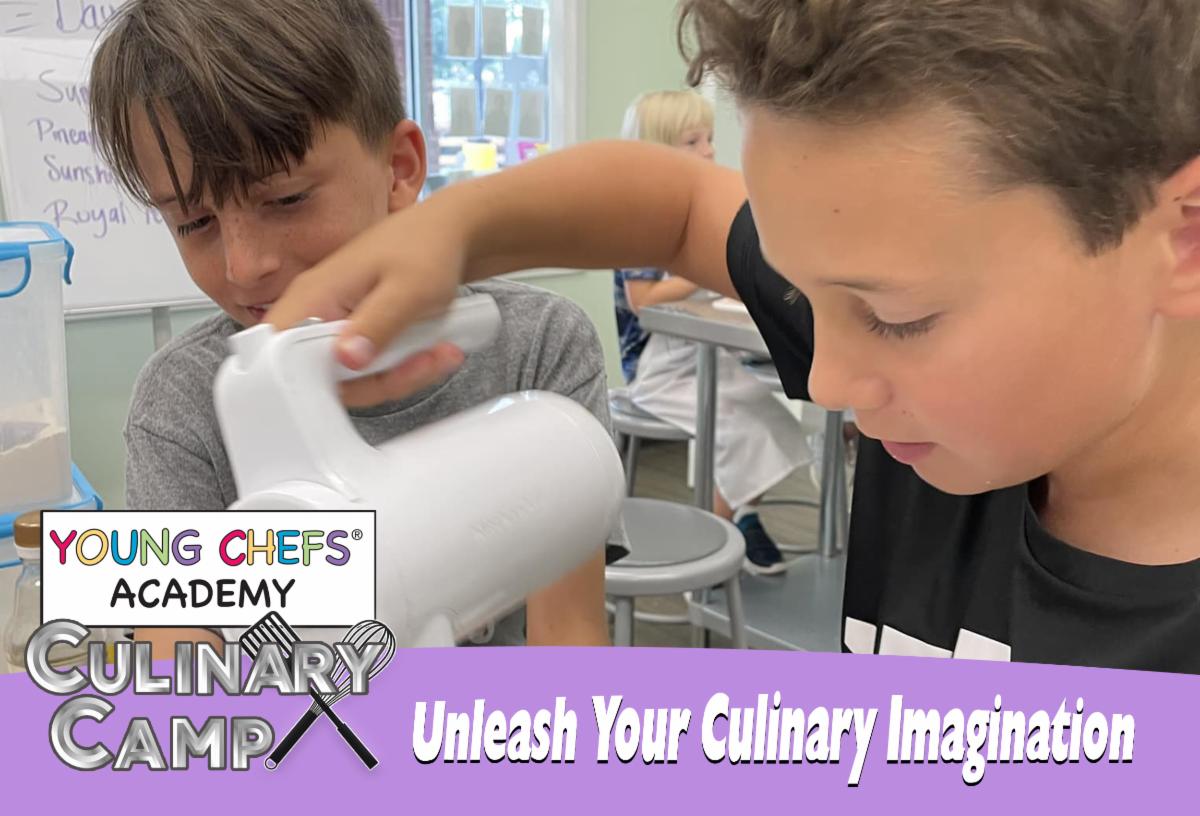 Don't forget, Culinary Camp starts Monday