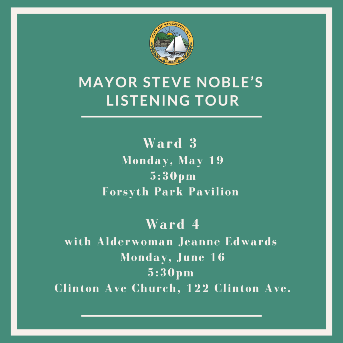 Mayor Steve Noble's Weekly Newsletter