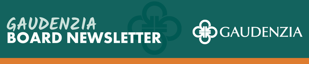 Gaudenzia Board Newsletter - August edition