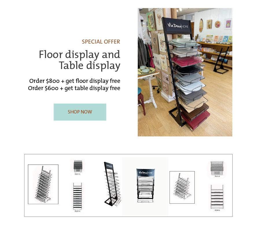 Via Deco Home Anti-Microbial Placemats