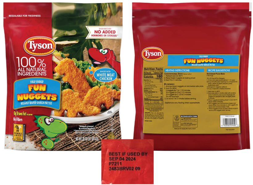 RECALL ALERT: Tyson Chicken Nugget Product