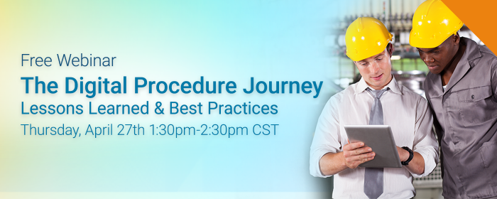 The Digital Procedure Journey - Lessons Learned & Best Practices
