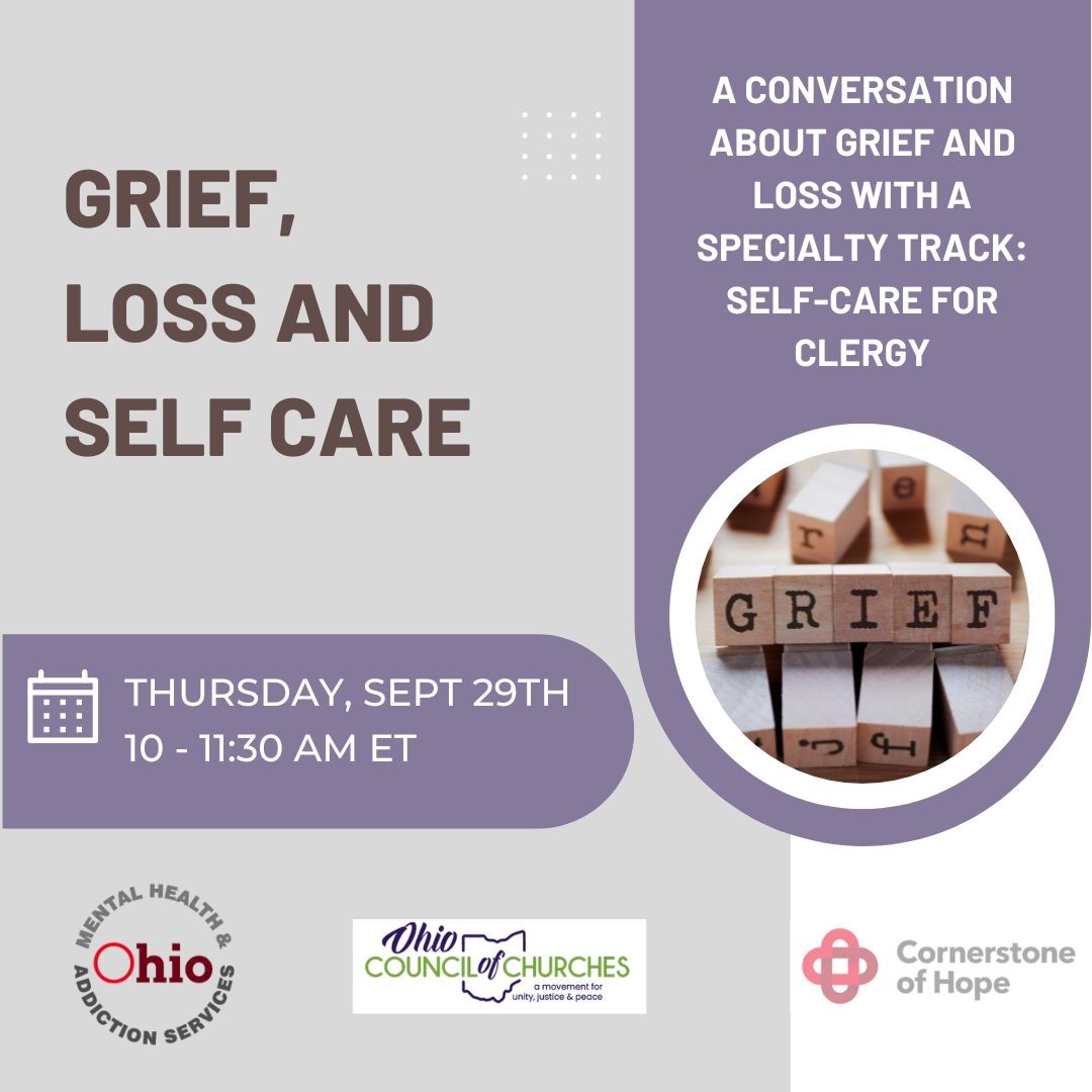Join Us for Grief, Loss and Self-Care on September 29th!