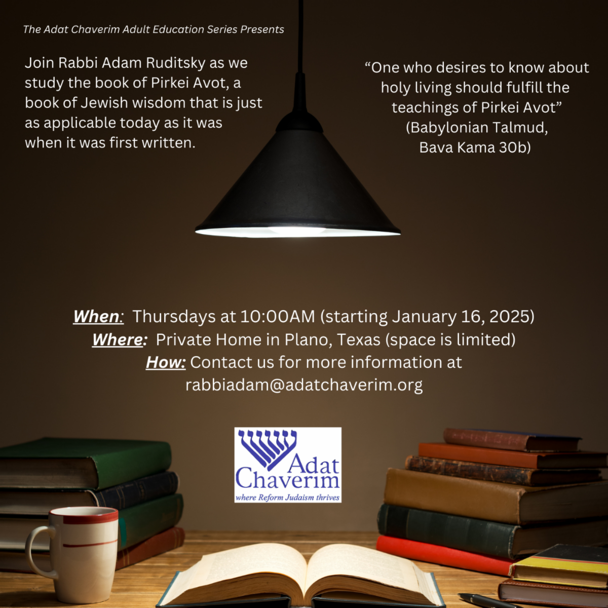 This Week @ Adat Chaverim 12/23/2025