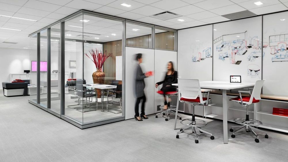 Haworth’s Enclose® wall system gives you the architectural look you ...