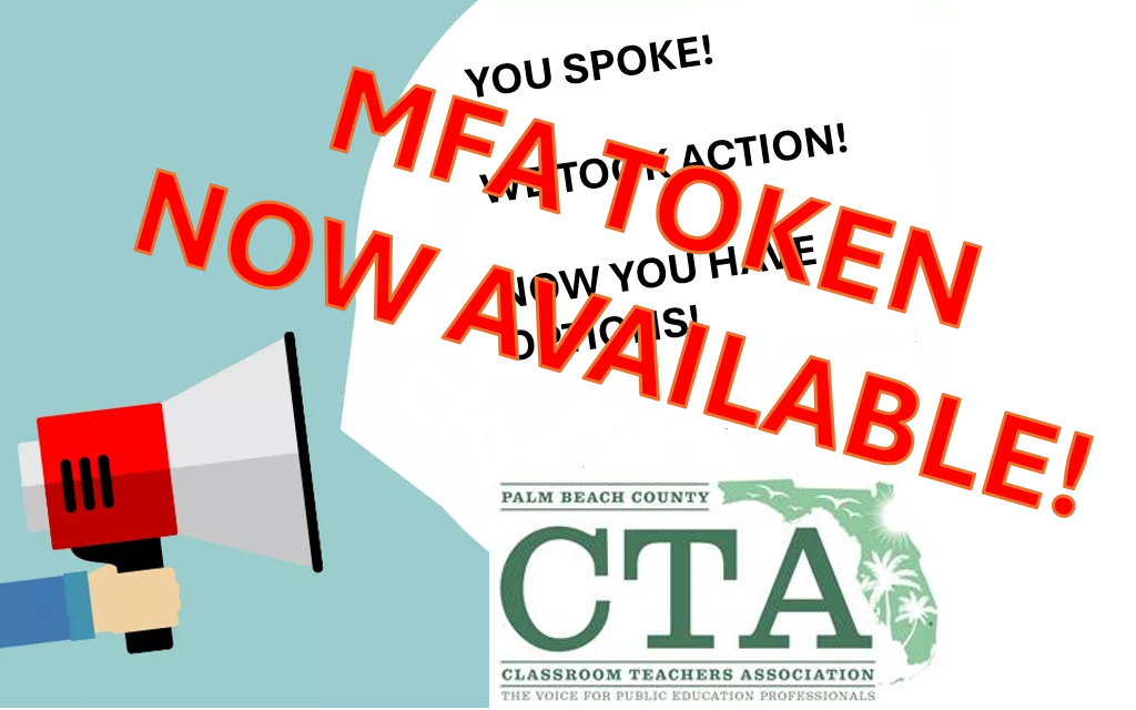 MFA TOKEN NOW AVAILABLE!