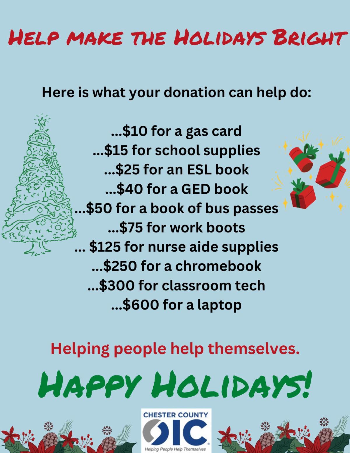Happy Holidays! Be an ANGEL & HELP someone in NEED!!