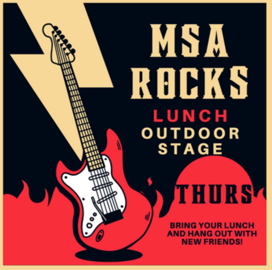 Fall Club Fair, MSA Rock Band & Wellness Fair! Woohoo!