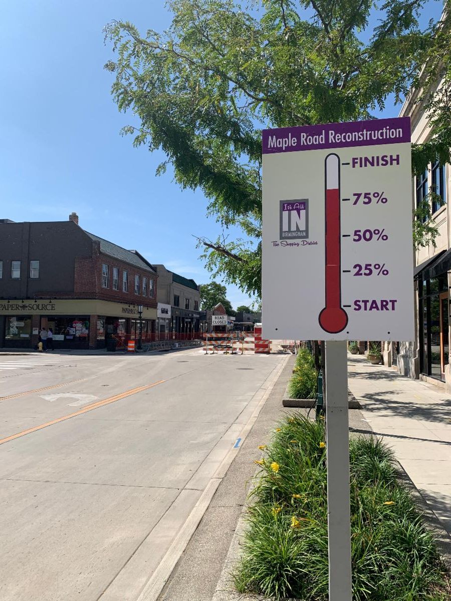 Maple Road Reconstruction Project Update