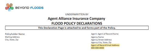 Declarations Page Enhancement