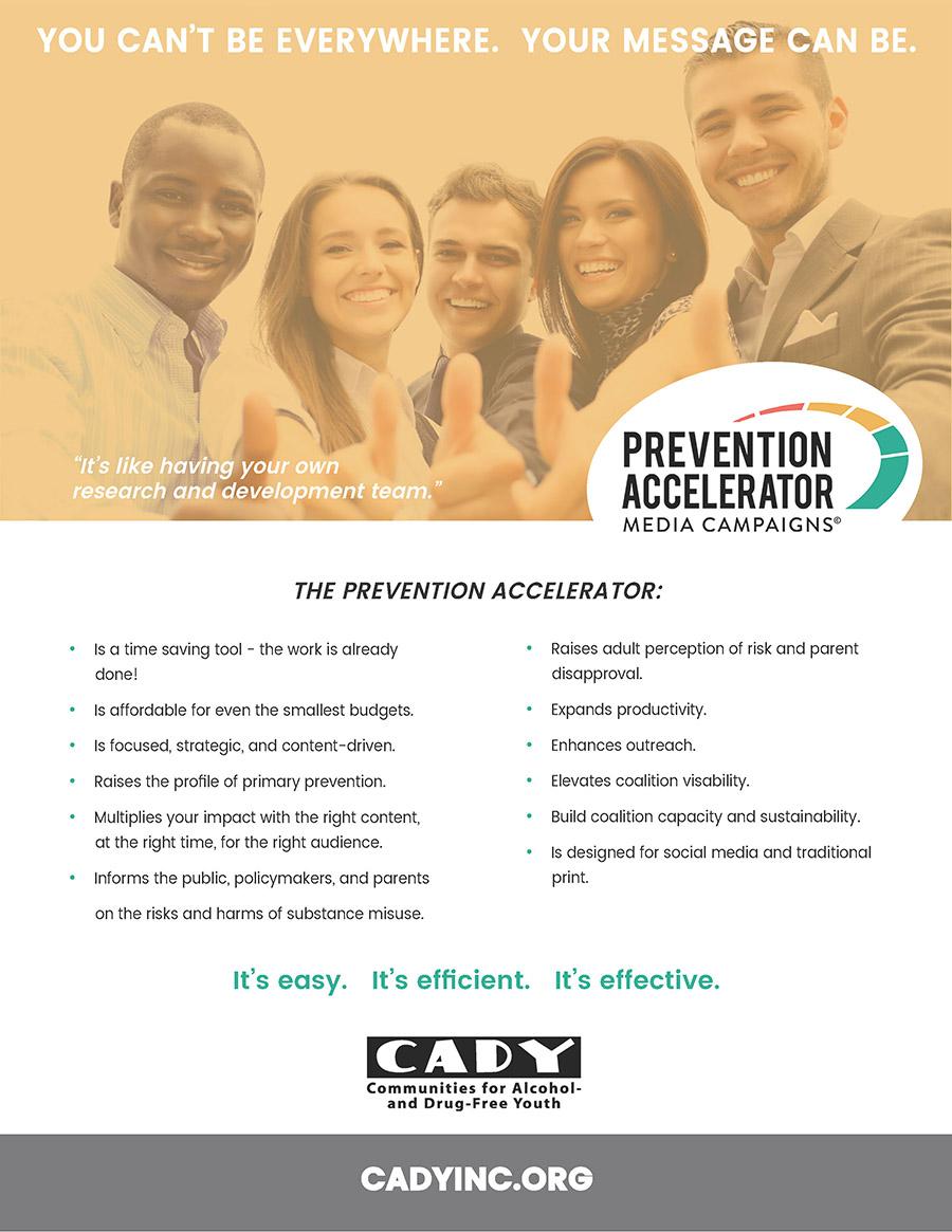 Put Your Prevention Messaging on Autopilot with the Prevention Accelerator!