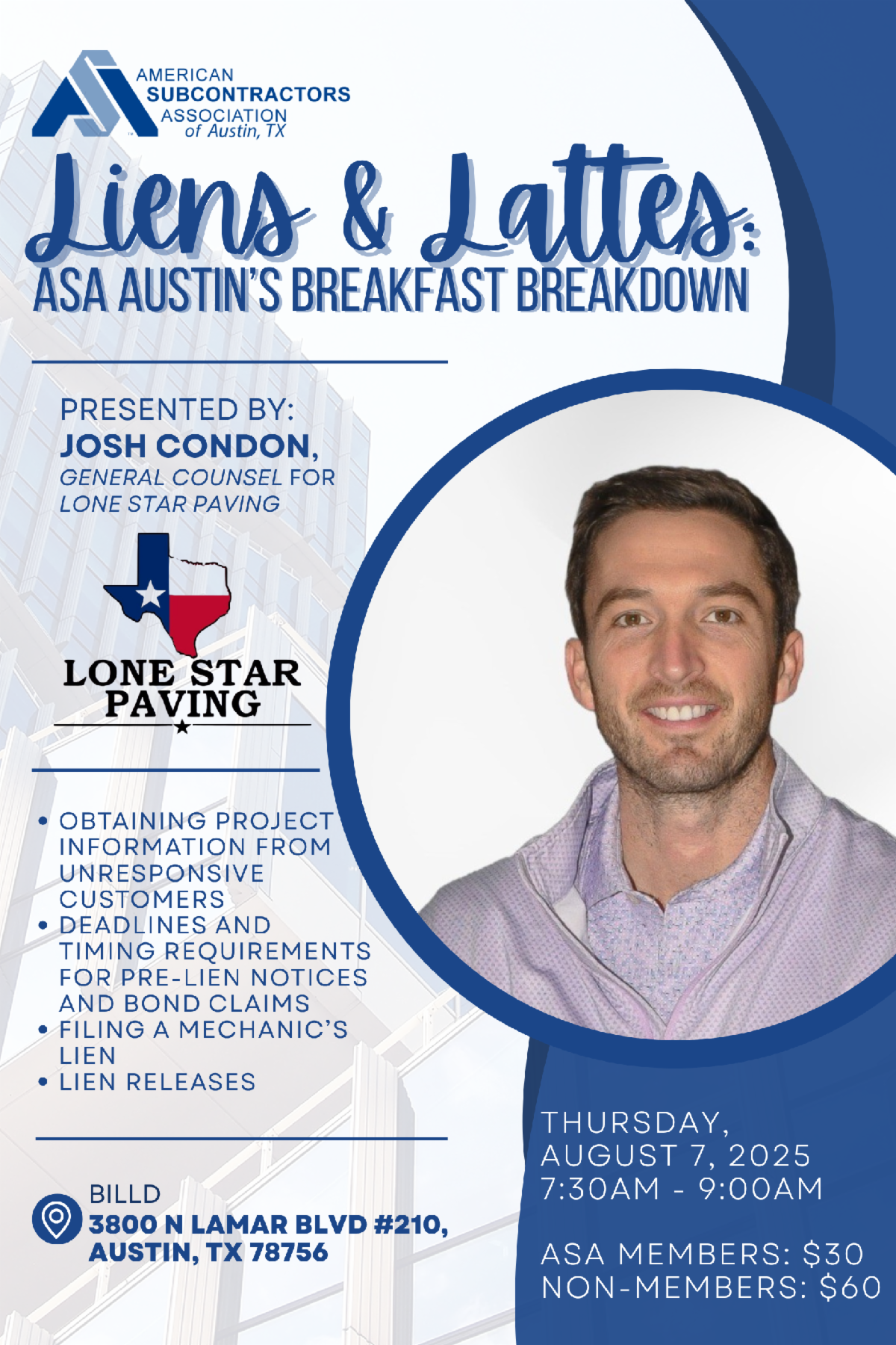 ASA of Austin - 2025 Liens Educational Breakfast