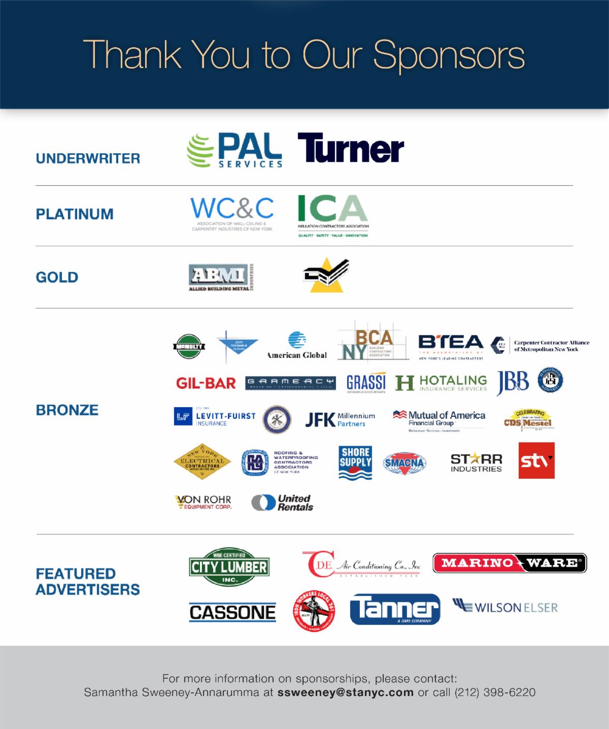 Thank you for supporting the 2023 STA Construction Awards Gala!