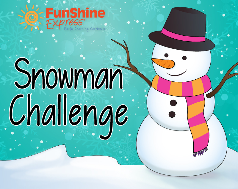 Win curriculum! Share your snowman creation.