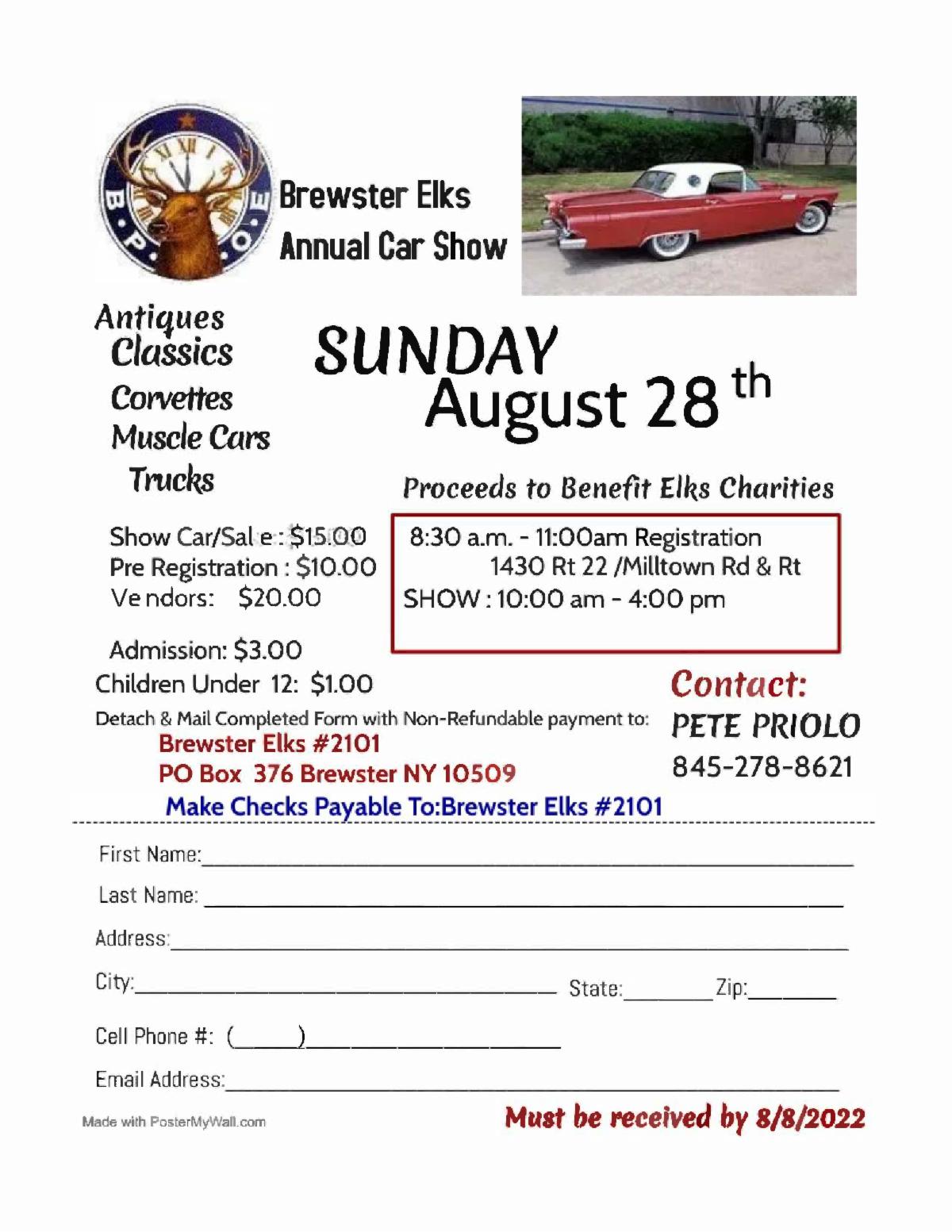 Brewster Elks #2101 - Meeting on Wednesday for New House Committee Members & Reminders RSVP ...