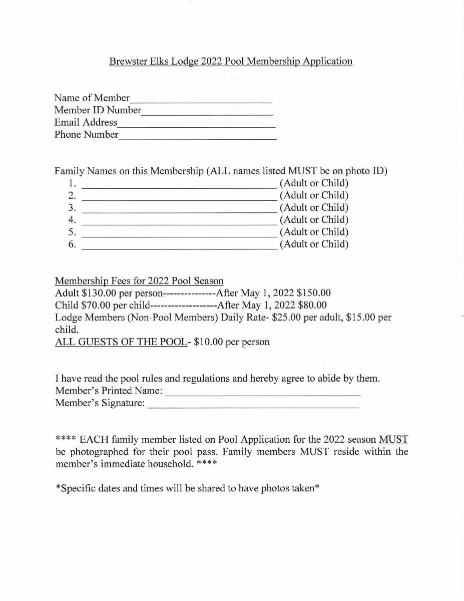 Brewster Elks #2101 - Meeting on Wednesday for New House Committee Members & Reminders RSVP ...