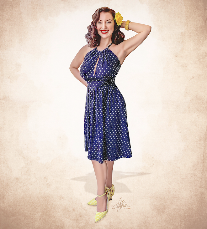 A pin-up receives a National Award! ️