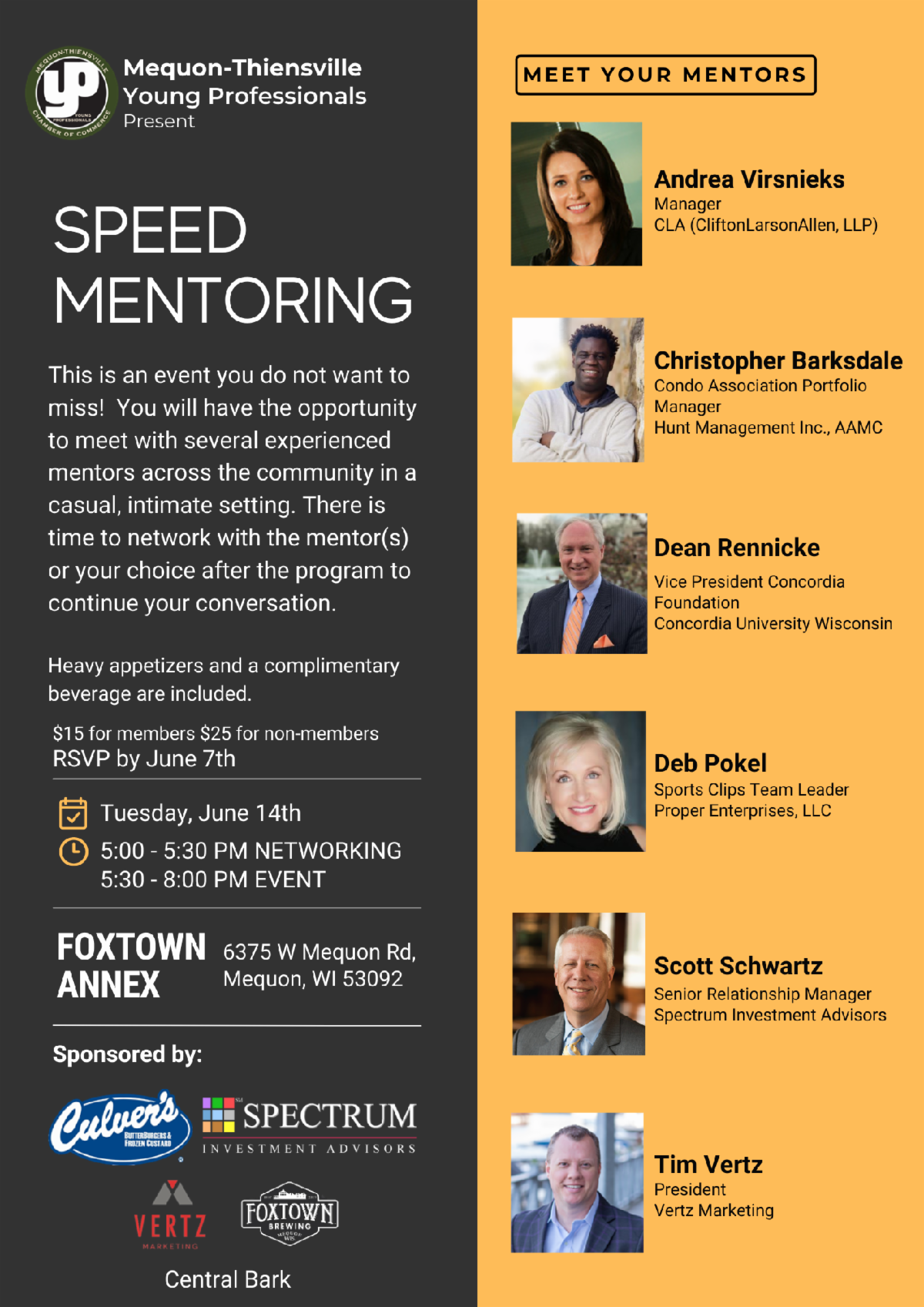 Register to attend our Young Professionals Speed Mentoring