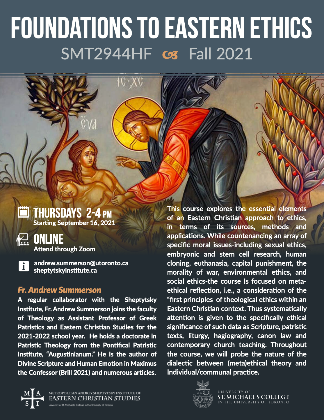 MASI September Events at Metropolitan Andrey Sheptytsky Institute ...