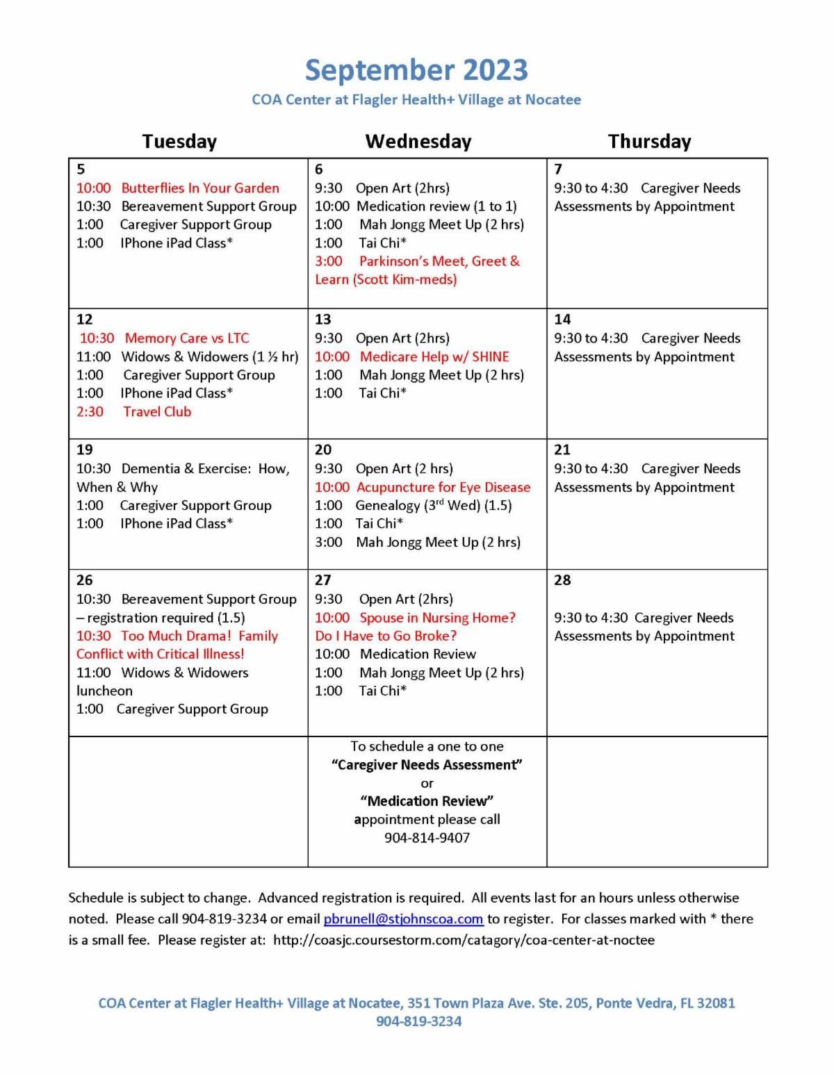 COA This Week: Dine at the Columbia in September & Benefit COA; October ...