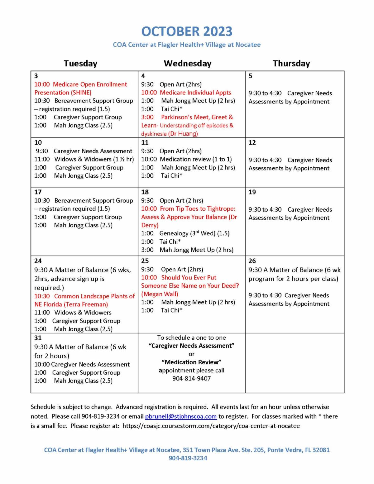 COA This Week: Dine at the Columbia in September & Benefit COA; October ...