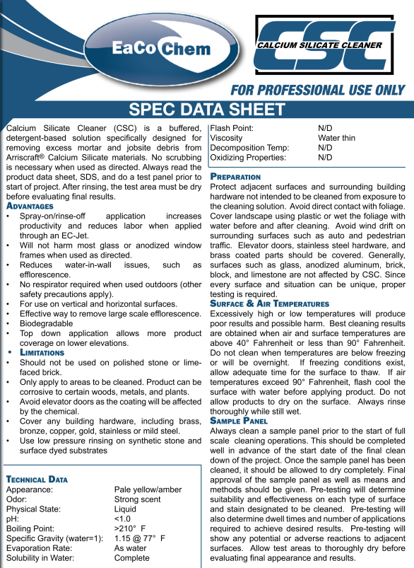 Fight Back with SDS Calcium Silicate Cleaner