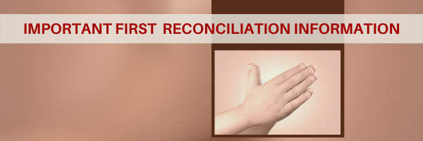 First Reconciliation 2022 Registration