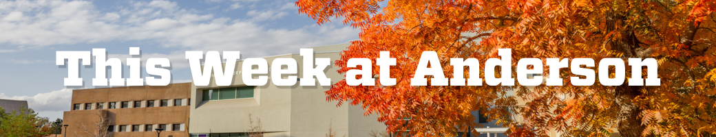 This week at UNM Anderson