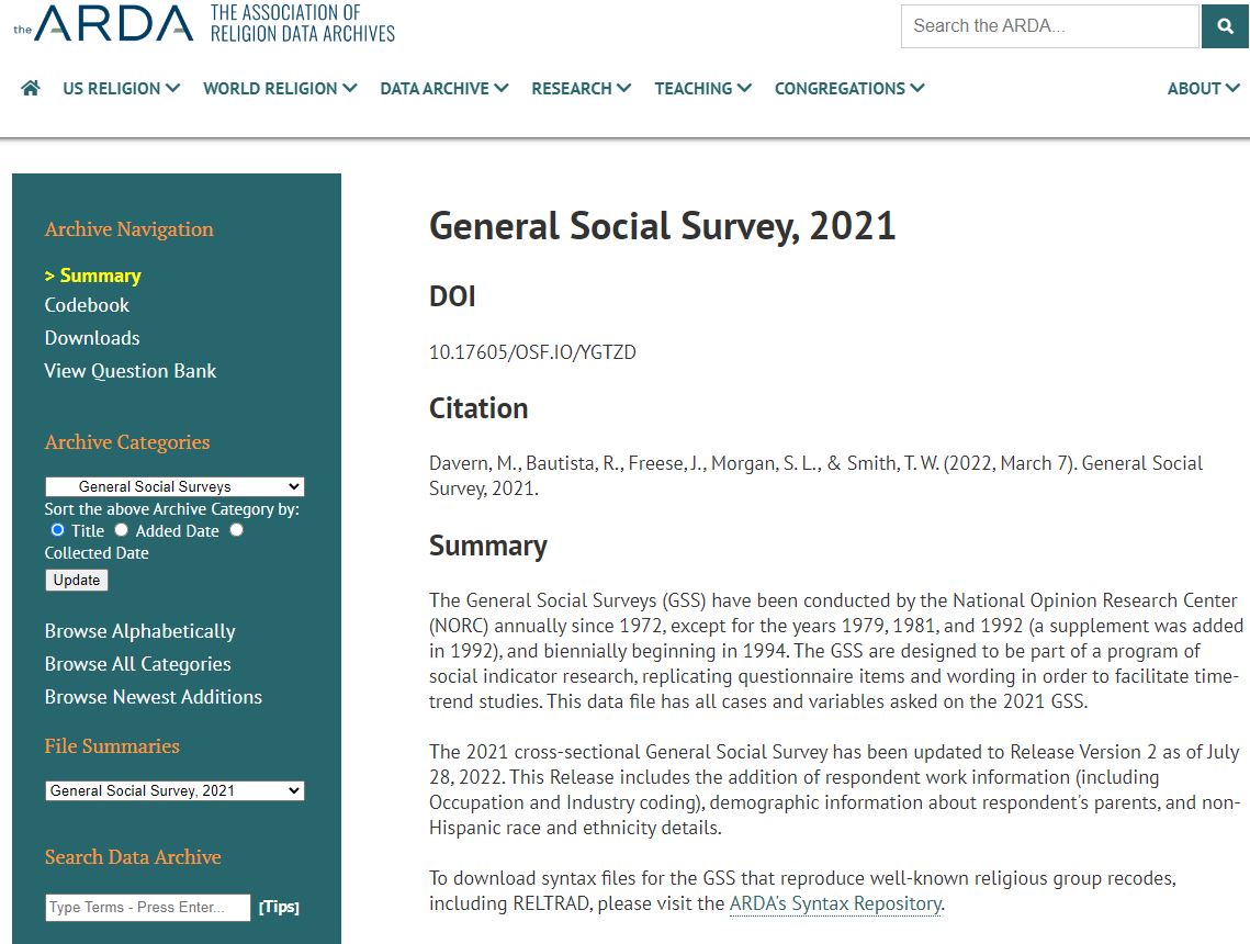 ARDA Monthly Newsletter