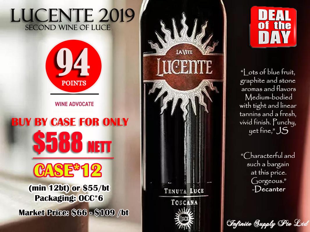 🔥🍷TUSCAN BARGAIN: Lucente 2019