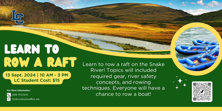 Outdoor Adventures - Learn to Row a Raft