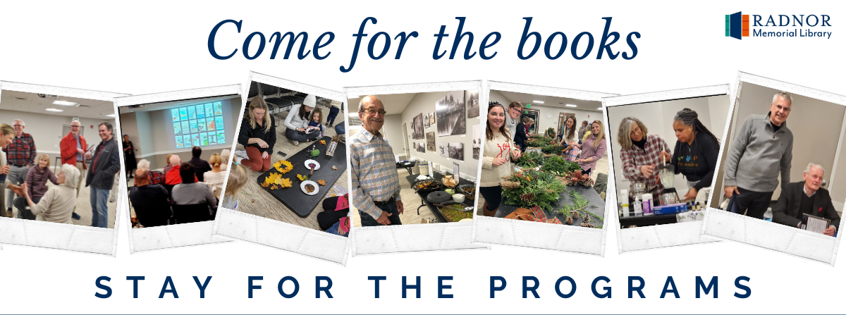 This week at Radnor Memorial Library - NEW Library of Things Collection ...