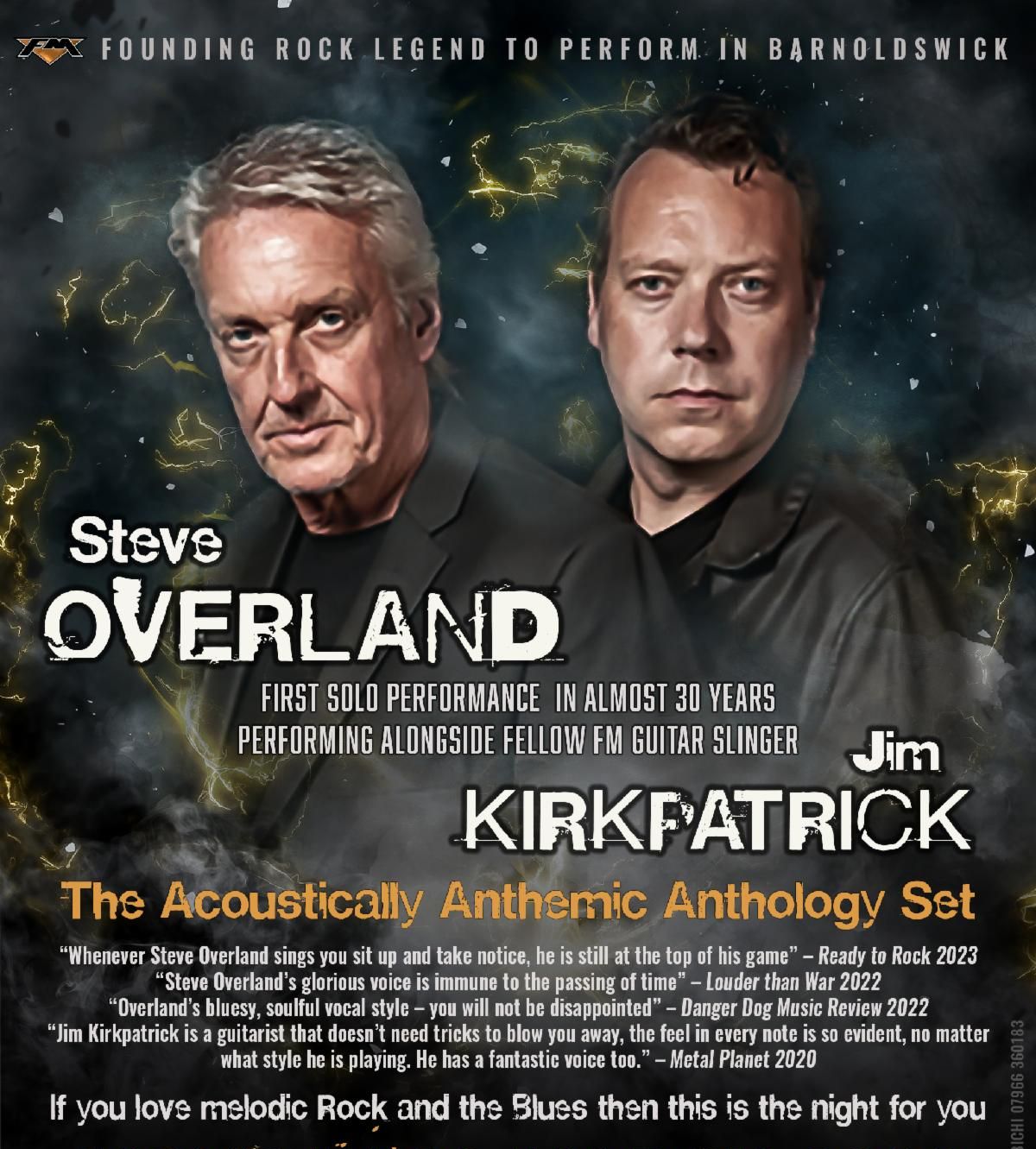 Steve Overland and Jim Kirkpatrick from FM Back in Barnoldswick