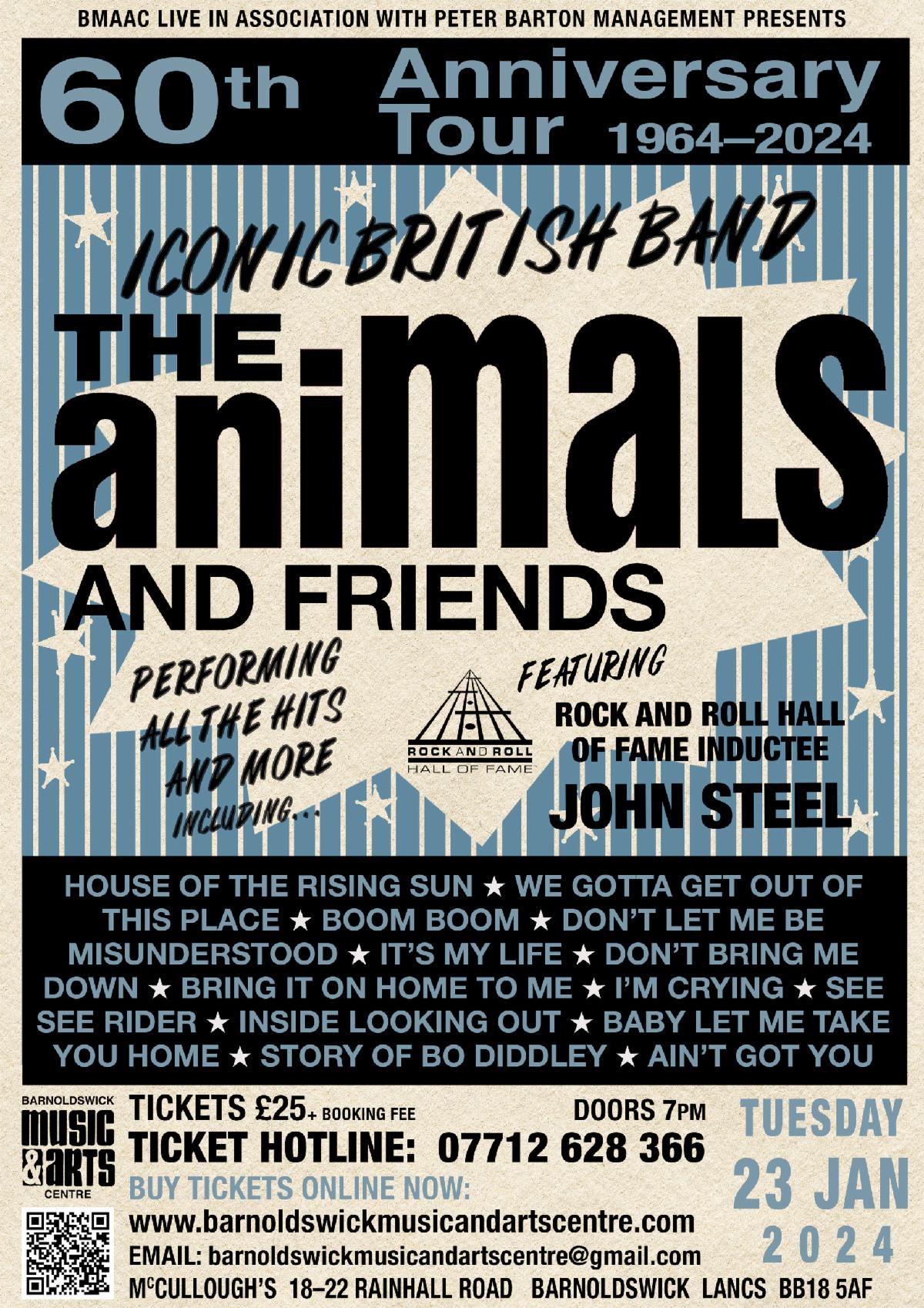 2ND DATE ADDED - Iconic 60's Band - The Animals & Friends in Concert ...