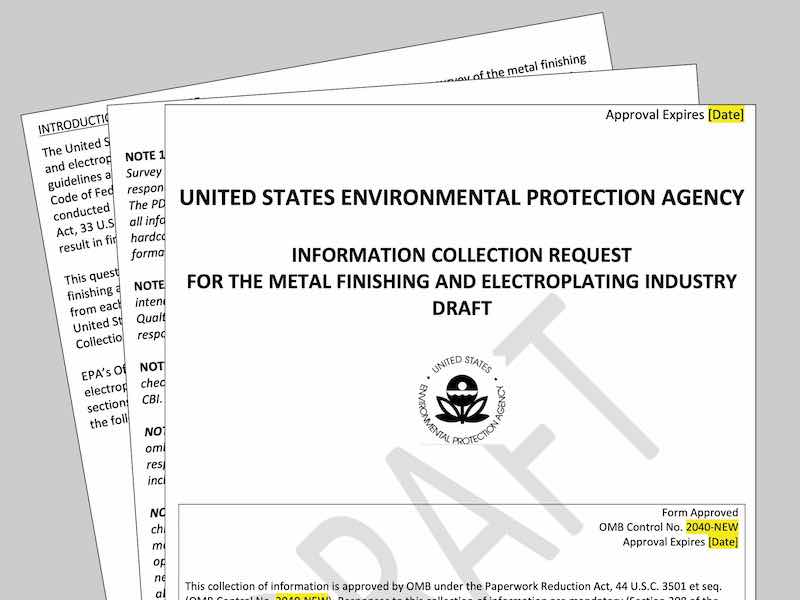 Finishing News on EPA PFAS List and Questionnaire; California Date to ...