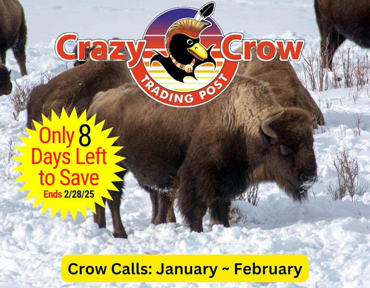 Reminder: LAST CHANCE to SAVE 10%-25% Jan-Feb Crow Calls SALE & NEW ...