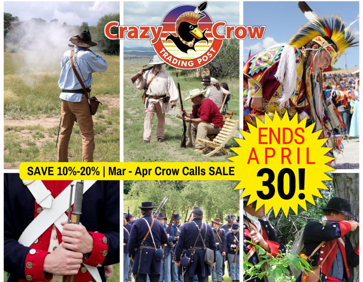 LAST CHANCE TO SAVE 10-20% March-April Crow Calls SALE & NEW Items ...